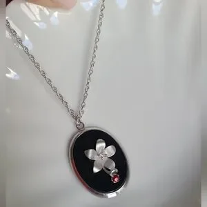 Vintage | Jewelry | Vintage Bond Boyd Sterling Silver Lily Flower Red ...